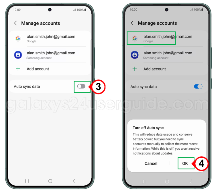 How to Turn On Auto Sync on your Samsung Galaxy S24