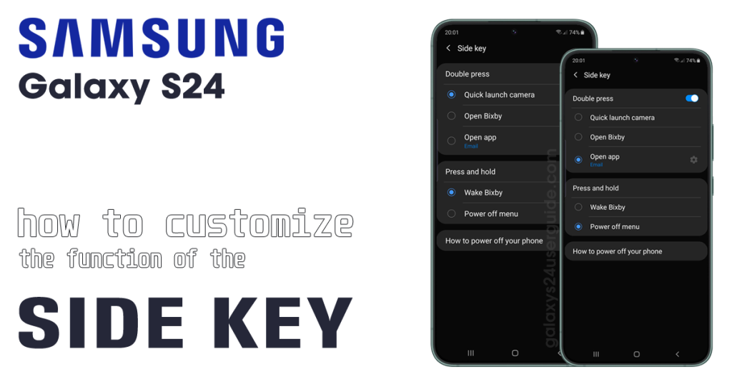 How to Customize Side Key Button on Samsung Galaxy S24