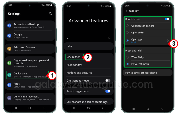 How to Customize Side Key Button on Samsung Galaxy S24